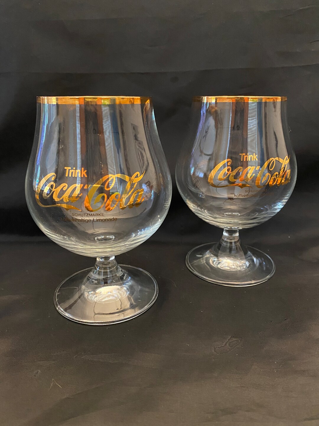 VTG German Coca-cola Cocktail Wine Glasses SET OF 2 - Etsy
