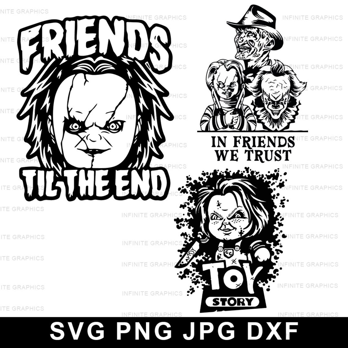 Friends Til the End Svg, Toy Angry Svg, Best Friends, Digital Download ...