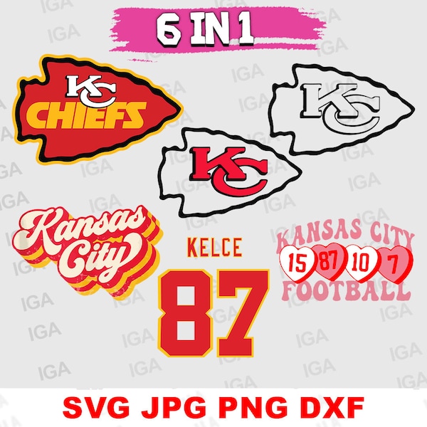 Kc Chiefs Svg - Etsy