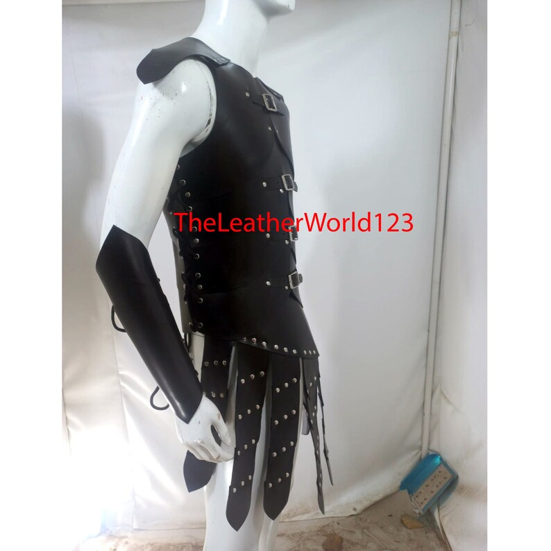 Genuine Leather Medieval Samurai Armor Cauldron's Game of Throne Thigh ...