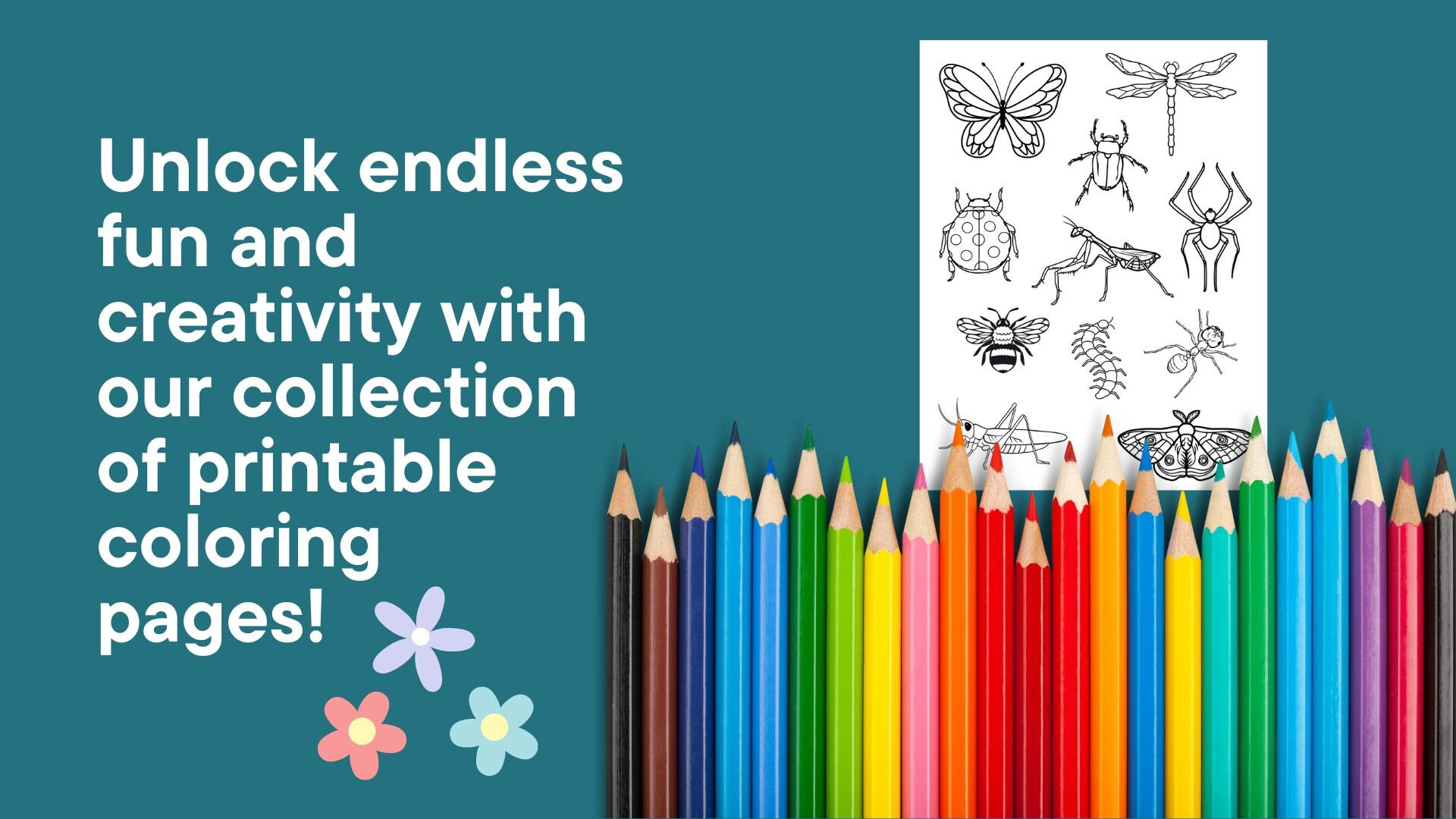 Printable Insect Coloring Page 11 Images, 1 Page, Fun Coloring Sheet ...