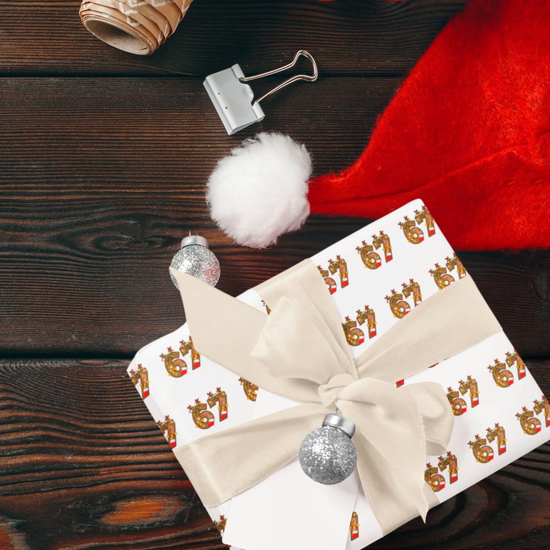 Funny Meme Christmas Gift Wrap: Gen A Holiday Wrapping Paper - Etsy