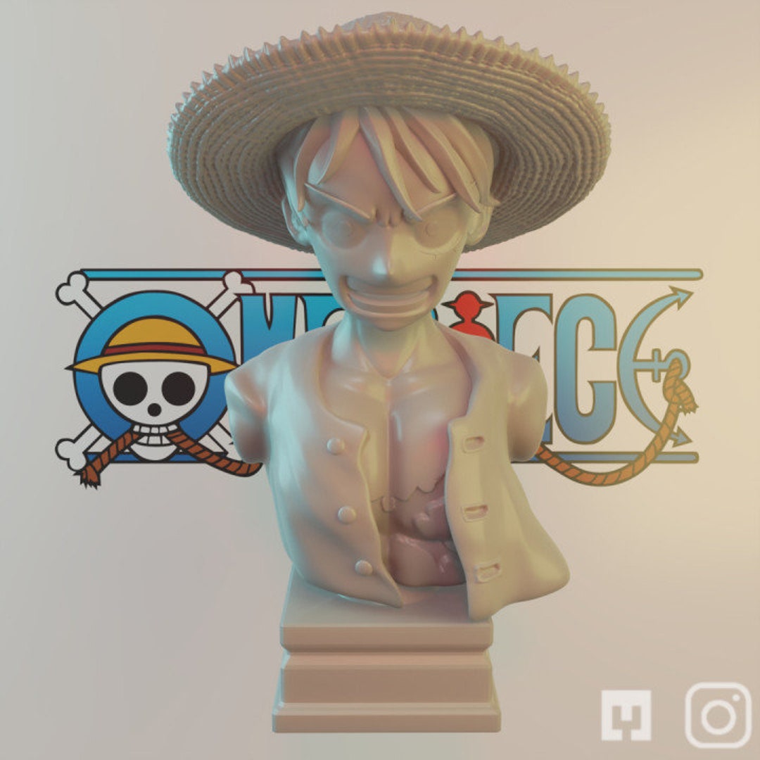 Monkey D. Luffy One Piece STL Model for Resin Figure 3D Printing - Etsy UK