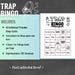 Trap Bingo Printable | Hip-hop Bingo Game | Music Bingo | 100 Cards ...