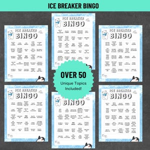 Ice Breaker Bingo Printable | Get to Know You Activity | Find the Guest ...