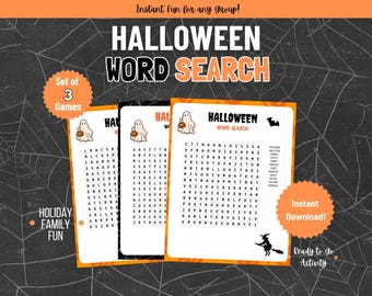 Halloween Scavenger Hunt Game for Kids and Families | Printable ...