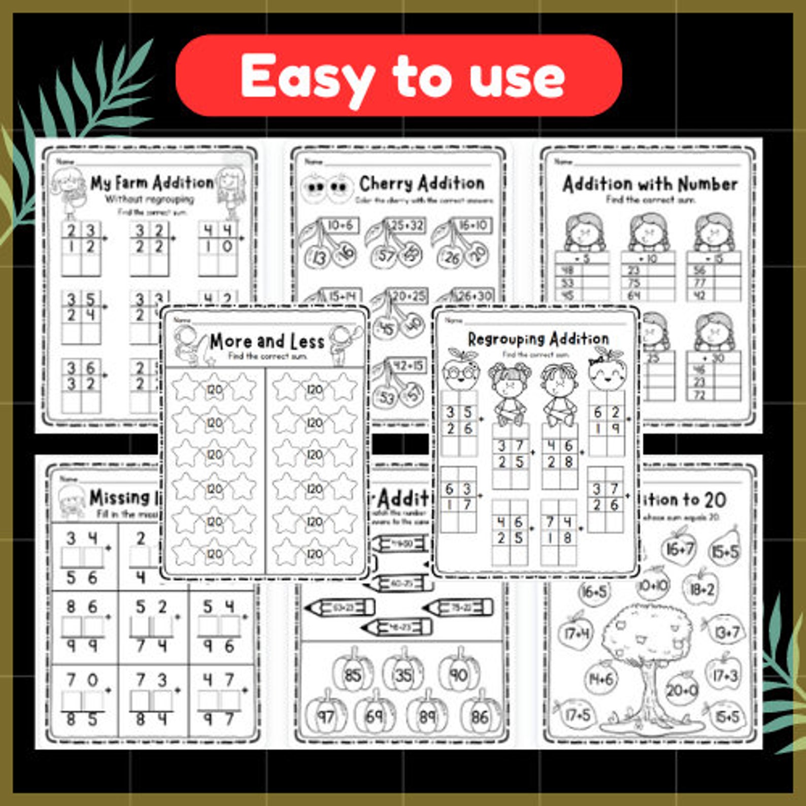 Addition and Subtraction for Second Grade 2-3 Digit Regrouping ...