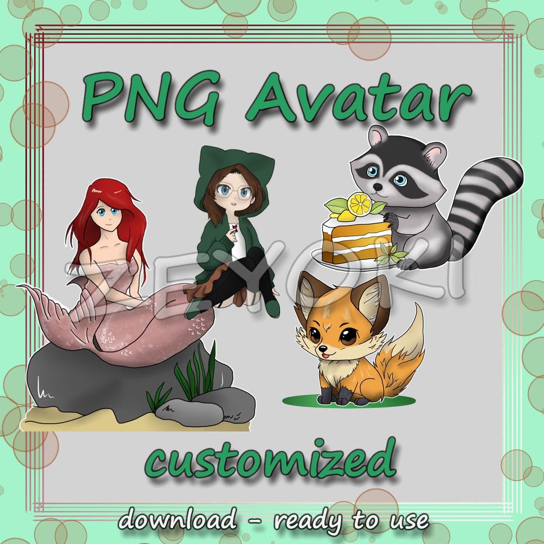 Custom PNG Avatar - Speaking - Eye Blinking - Etsy