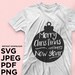 Merry Christmas & Happy New Year SVG Festive Xmas Christmas SVG Cricut ...