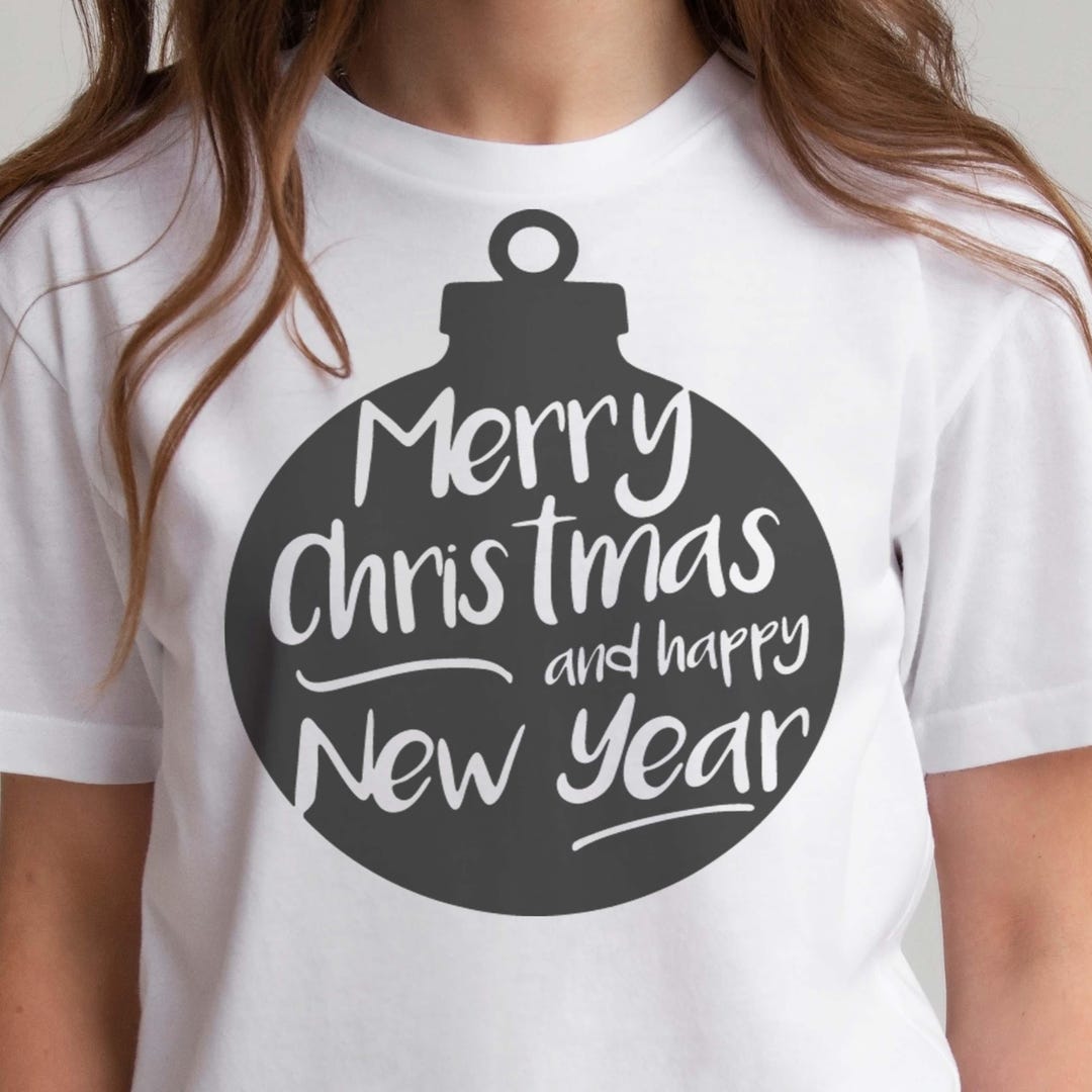Merry Christmas & Happy New Year SVG Festive Xmas Christmas SVG Cricut ...