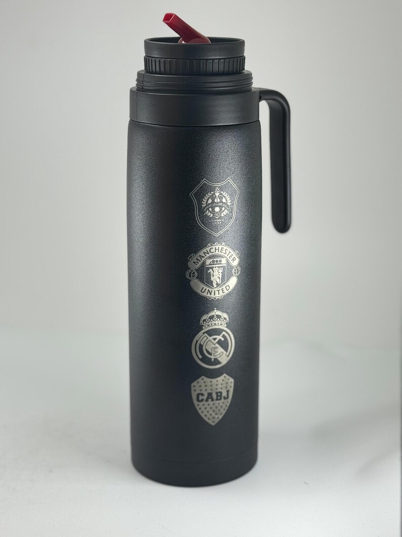 Black Engraved Stainless Steel Thermos Various Design Models Mate Spout ...