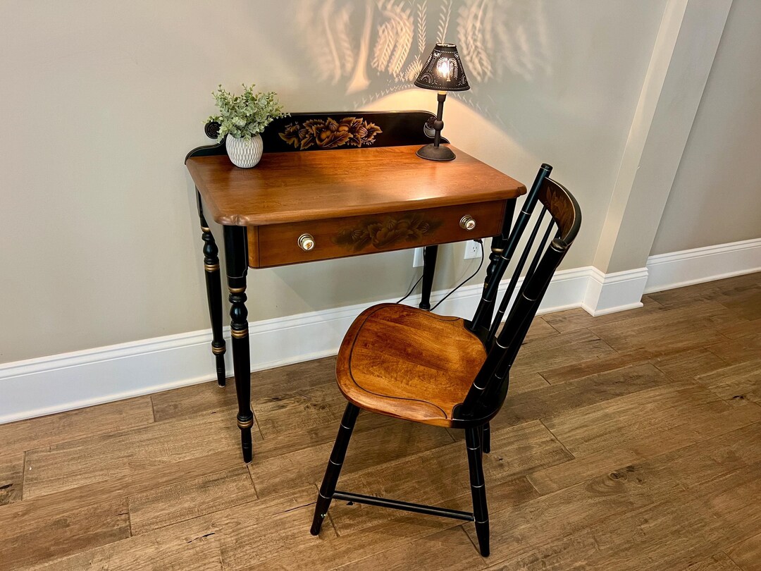 Mid-century Hitchcock Writing Desk Set - Etsy