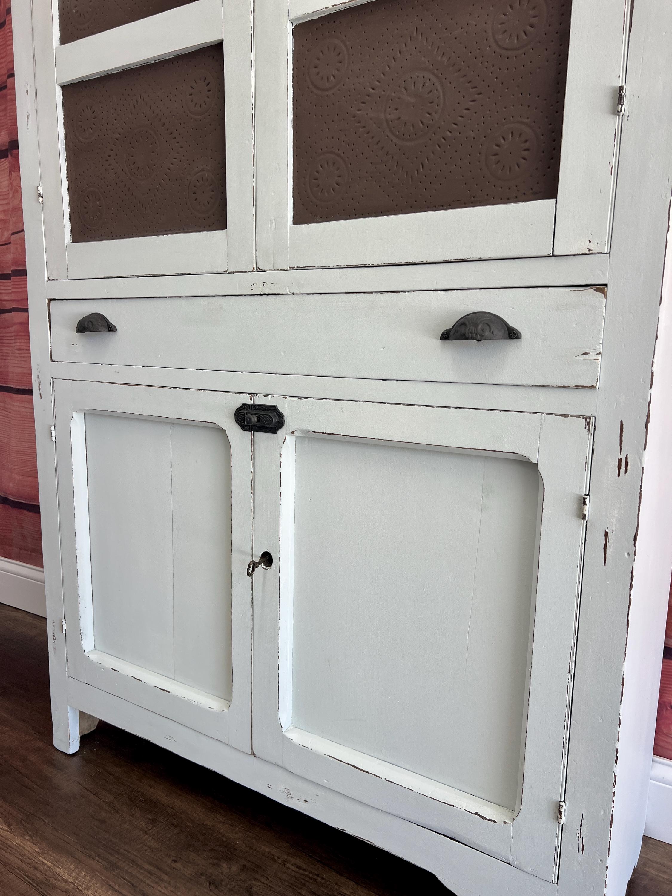 Antique Tall Pie Cabinet - Etsy