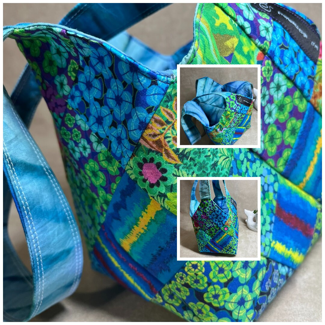 Mini Mondo Bag | Mini Tote | Quilted Tote Bag | Reversible | Lunch Tote ...