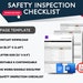 Safety Inspection Safety Checklist Occupational Safety Workplace Safety ...
