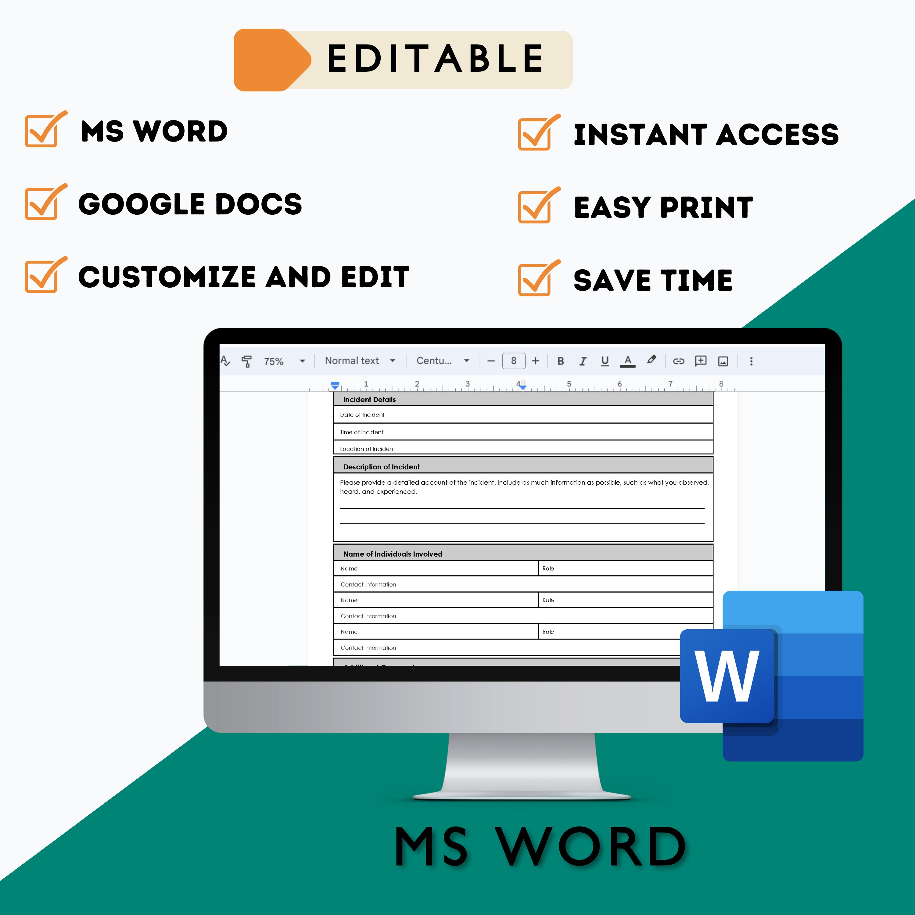 Witness Statement Template Sworn Statement Workplace Incident Witness ...