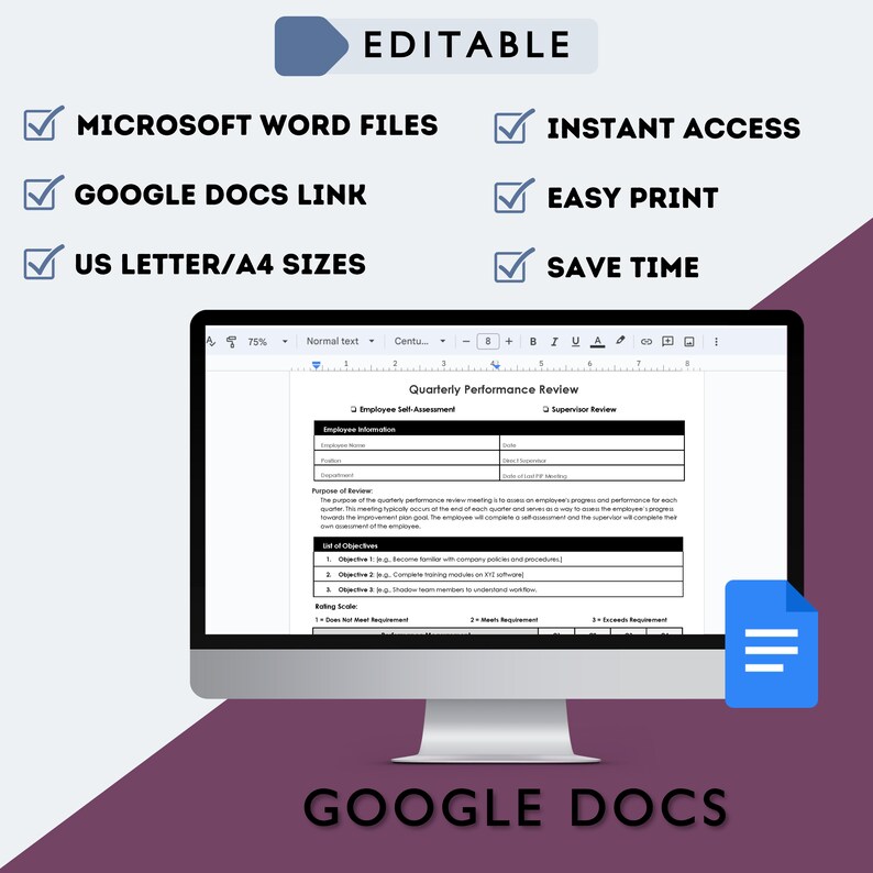 Quarterly Performance Review Annual Performance Review Performance ...
