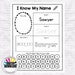 Name Tracing Worksheet Kindergarten Practice Sheets Prek Worksheets ...