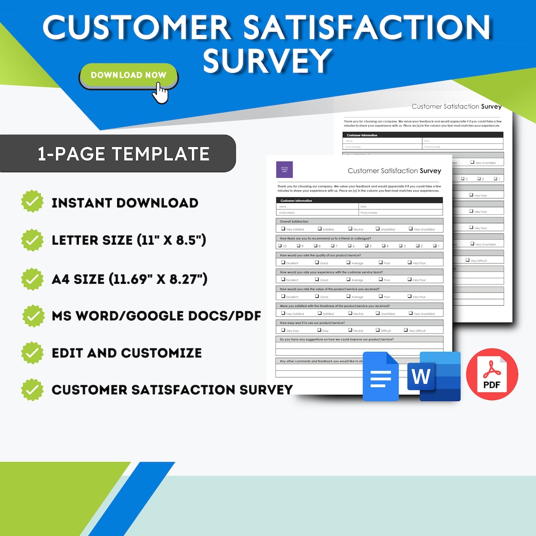 Customer Satisfaction Survey Client Satisfaction Survey Customer ...