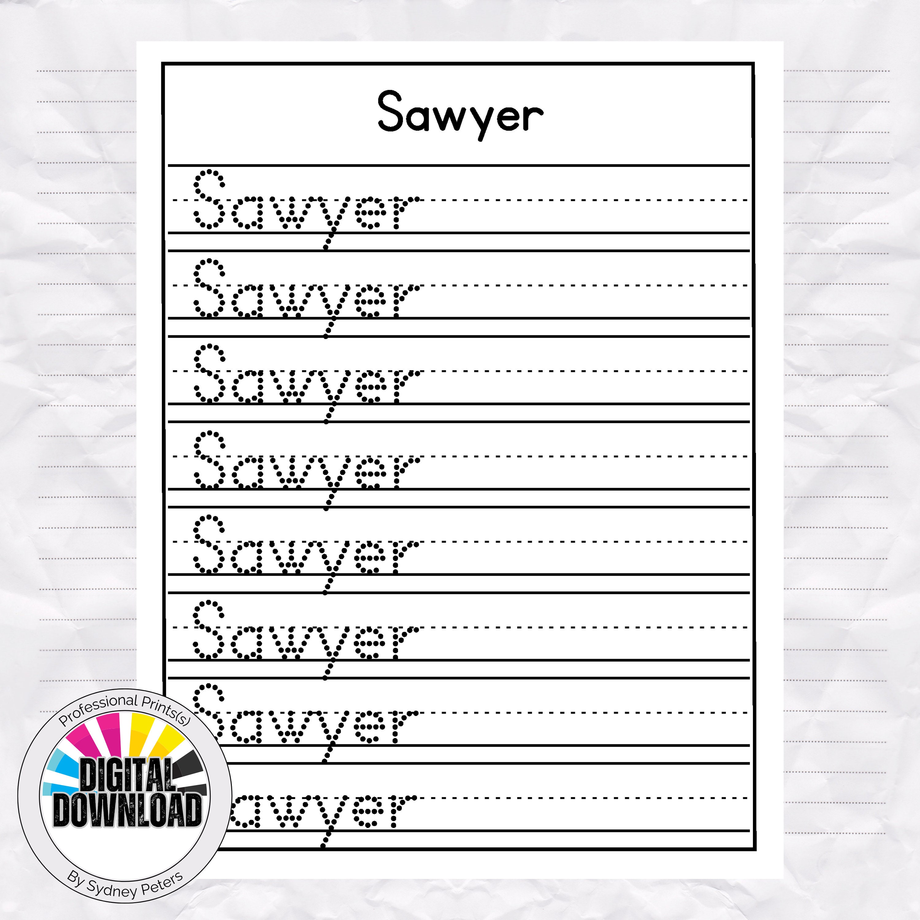 Name Tracing Worksheet Kindergarten Practice Sheets Prek Worksheets ...