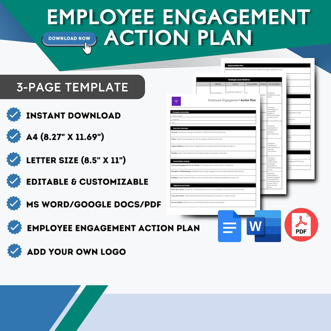 Employee Engagement Action Plan Employee Satisfaction Employee ...
