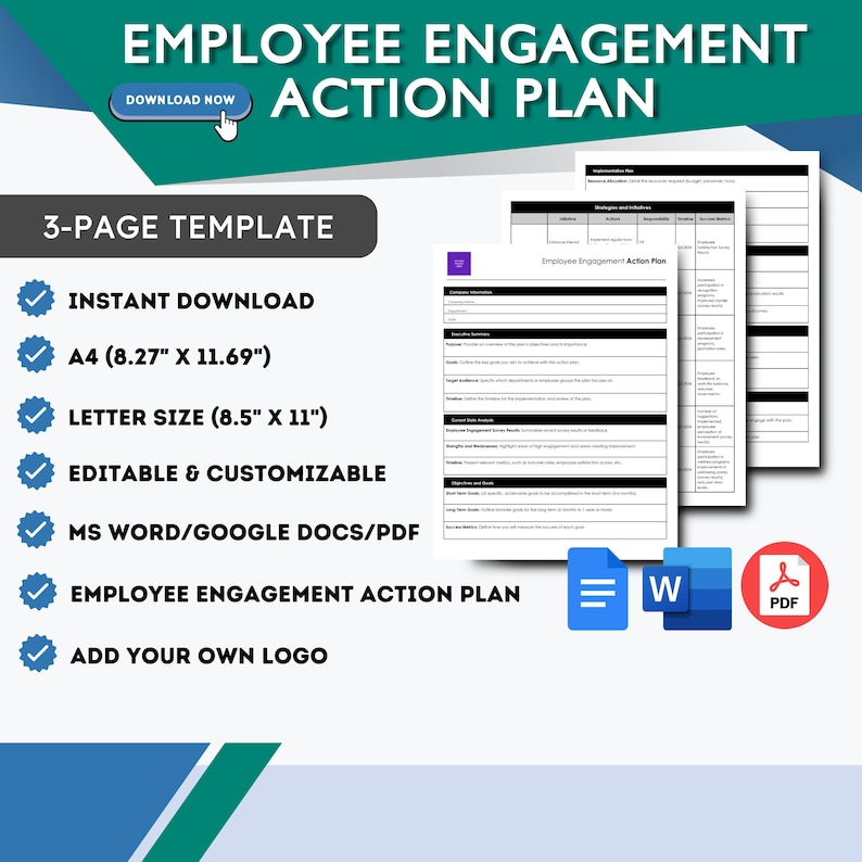 Employee Engagement Action Plan Employee Satisfaction Employee ...
