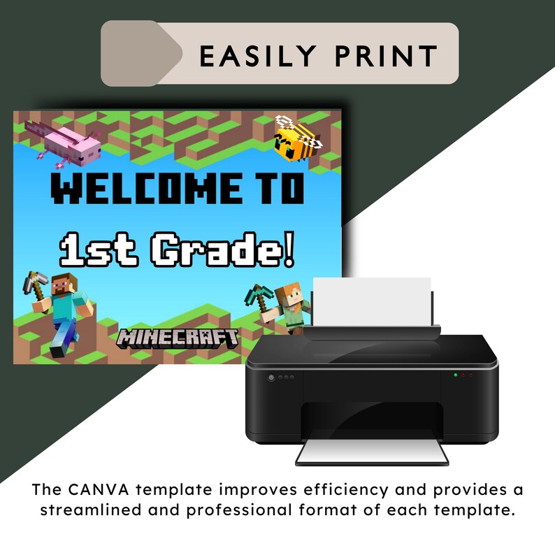 Minecraft Poster Minecraft Classroom Minecraft Poster Minecraft ...