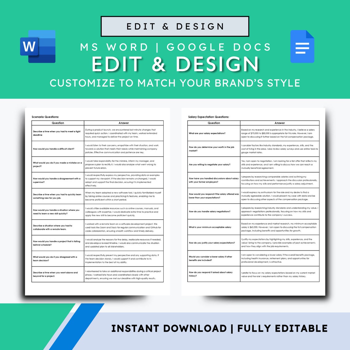 Job Interview Questions and Answers Common Interview Questions HR ...