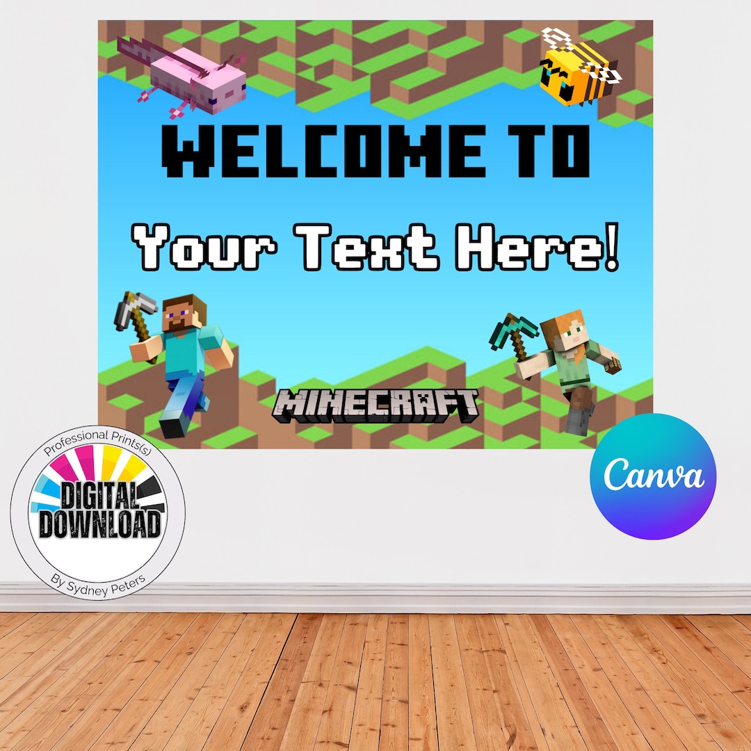 Minecraft Poster Minecraft Classroom Minecraft Poster Minecraft ...