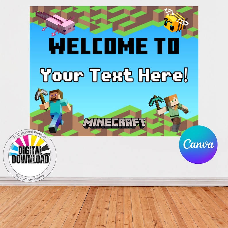 Minecraft Poster Minecraft Classroom Minecraft Poster Minecraft ...