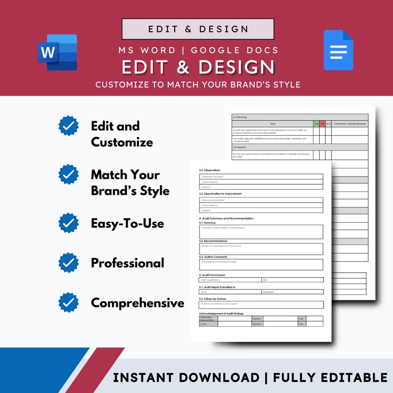 ISO Audit ISO 9001 Audit Internal Audit Checklist Quality Assurance ISO ...