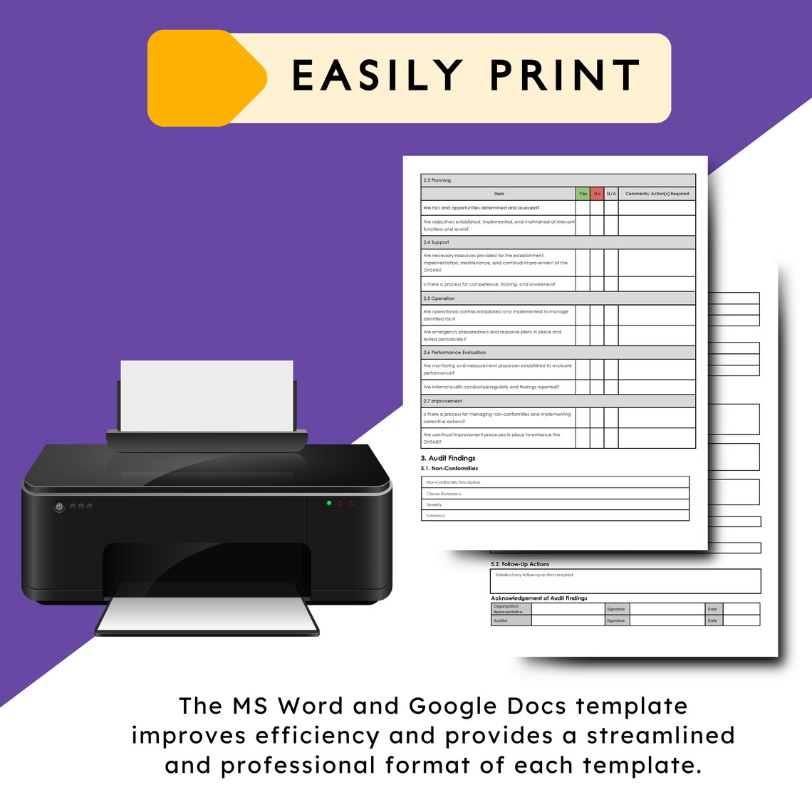 ISO Audit ISO 45001 Audit Internal Audit Checklist Quality Assurance ...