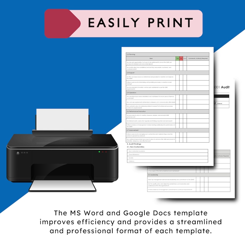 ISO Audit ISO 9001 Audit Internal Audit Checklist Quality Assurance ISO ...