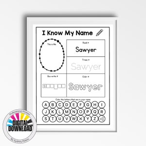 Name Tracing Worksheet Kindergarten Practice Sheets Prek Worksheets ...