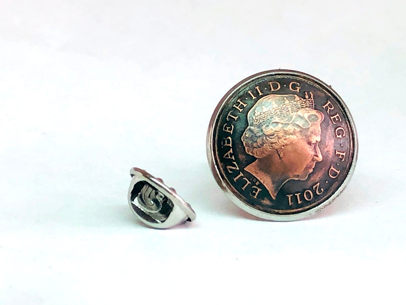 Domed Shape Head and Tail One Pair of UK British Coin One | Etsy