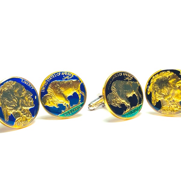 Buffalo Cufflinks - Etsy