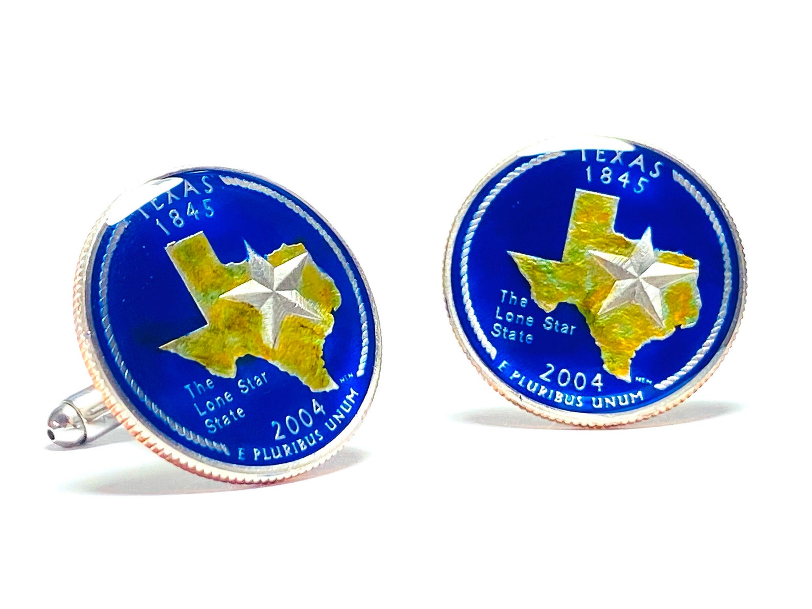 USA Quarter Coin Cufflinks Texas State 24mm - Etsy