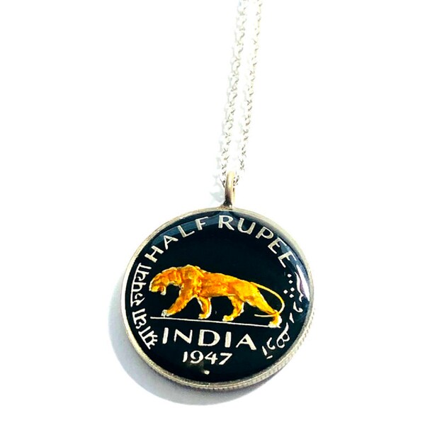 India Coin Pendant - Etsy