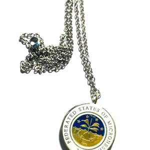 One Pendant of the Federated States of Micronesia Coin , Manta Ray ...