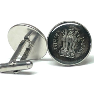 India Coin Cufflinks ,ashoka Lion,18mm - Etsy