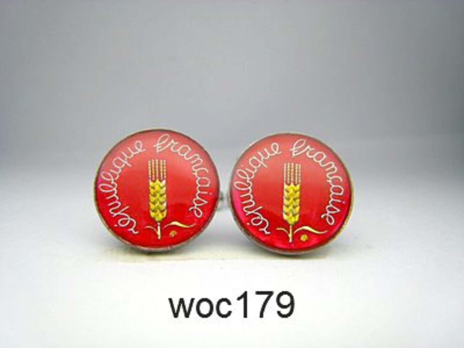 France Enamelled Coin Cufflinks 19mm 1961 1962 1963 1964 - Etsy