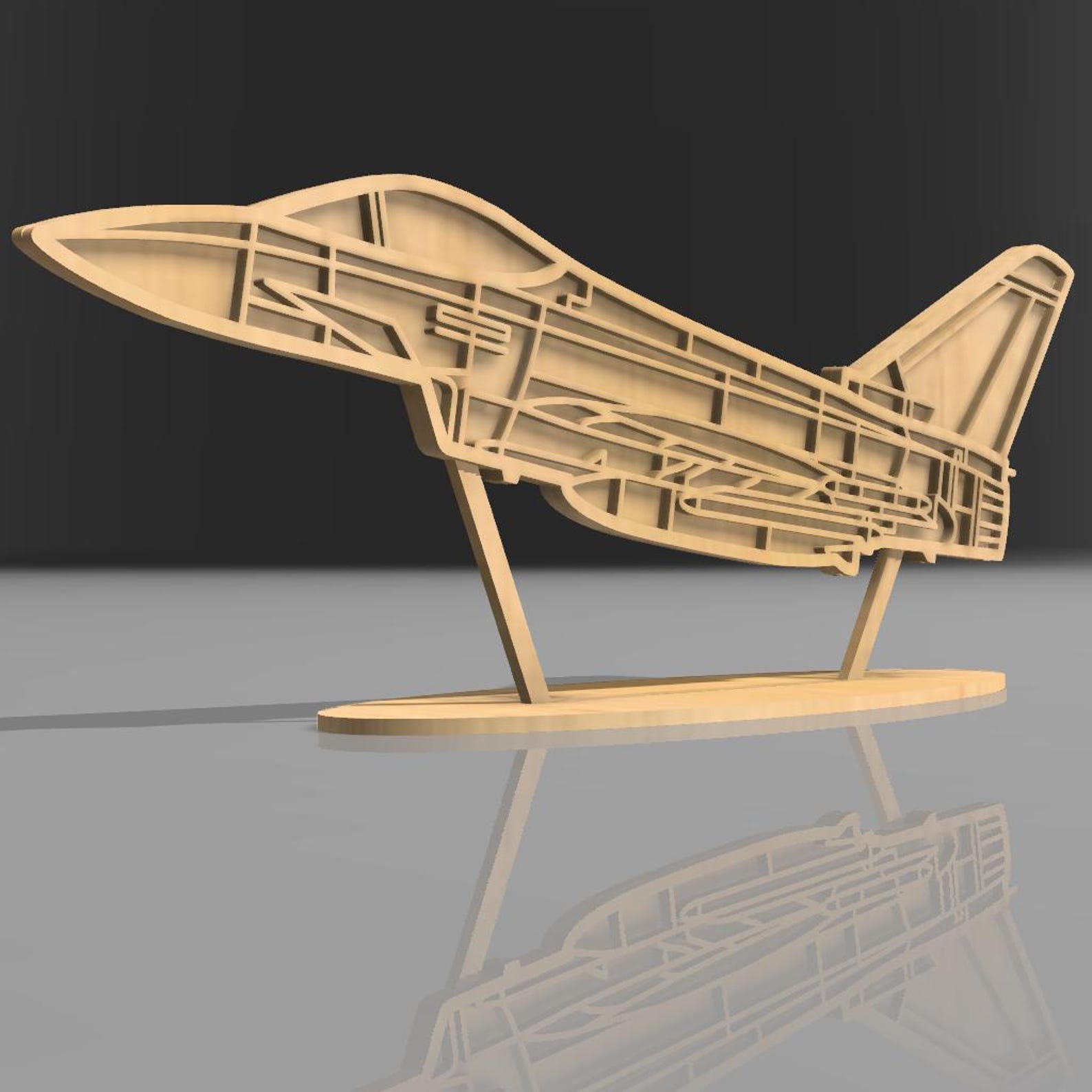 Eurofighter Typhoon, Laser Cut, Svg, Vector, Dxf, Dwg, Ai, Jpg, Png - Etsy