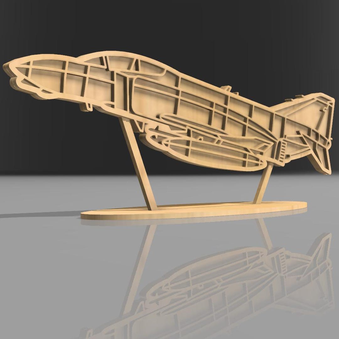 F-4 Phantom, Laser Cut, Svg, Vector, Dxf, Dwg, Ai, Jpg, Png - Etsy