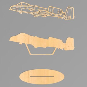 A-10 Thunderbolt, Laser Cut, Svg, Vector, Dxf, Dwg, Ai, Jpg, Png - Etsy