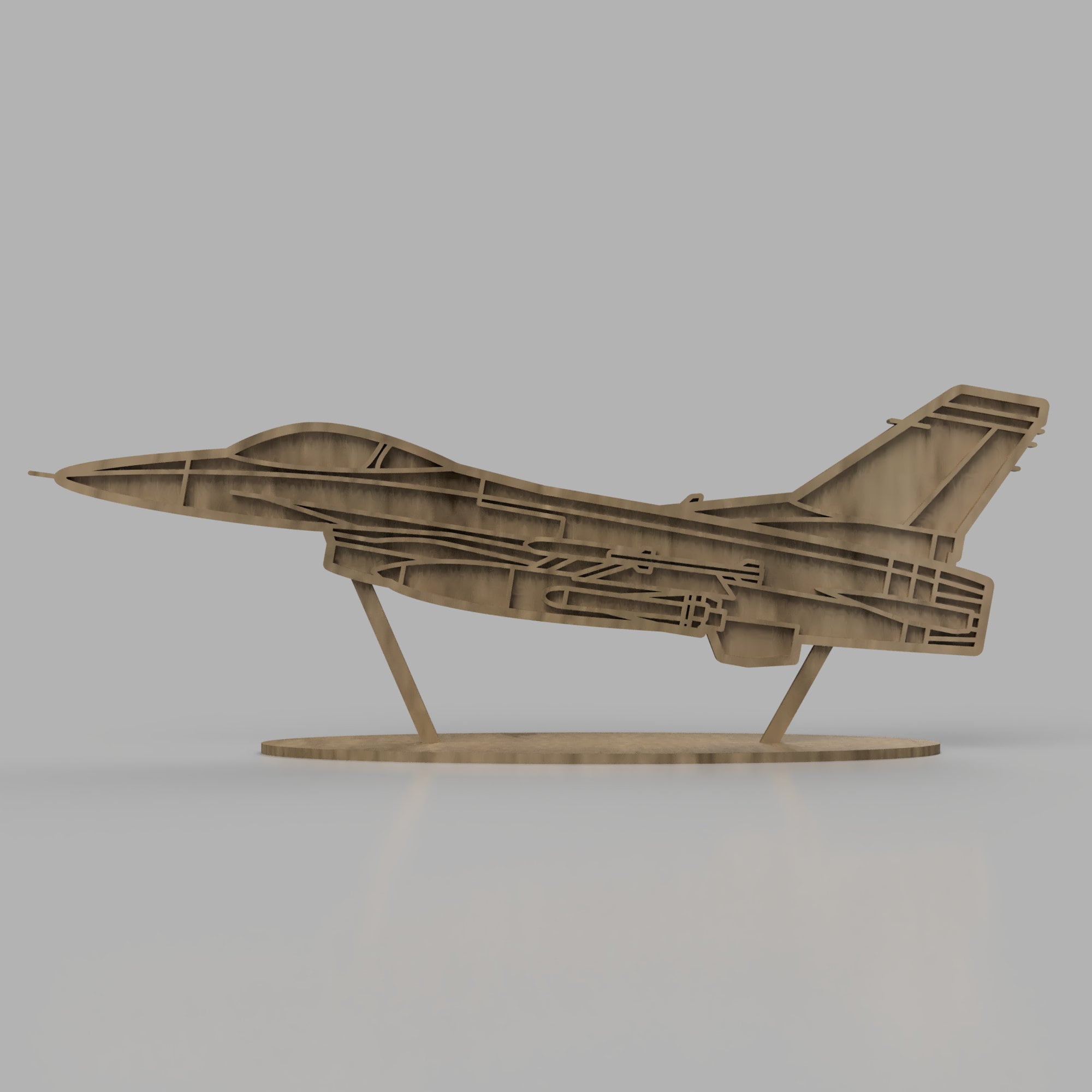 F-16 Falcon, Laser Cut, Svg, Vector, Dxf, Dwg, Ai, Jpg, Png - Etsy