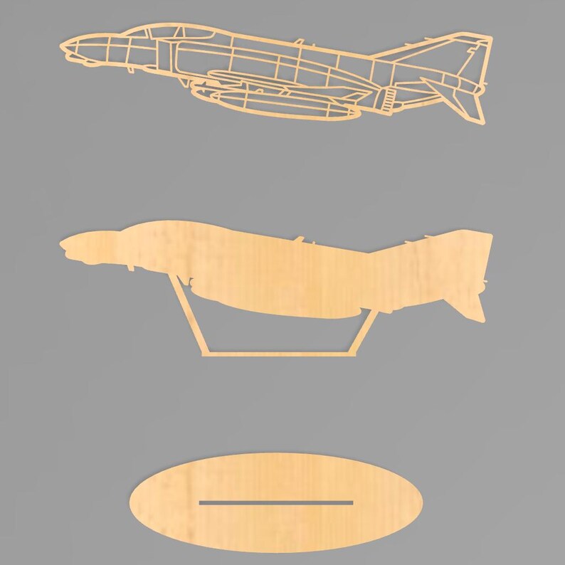 F-4 Phantom, Laser Cut, Svg, Vector, Dxf, Dwg, Ai, Jpg, Png - Etsy