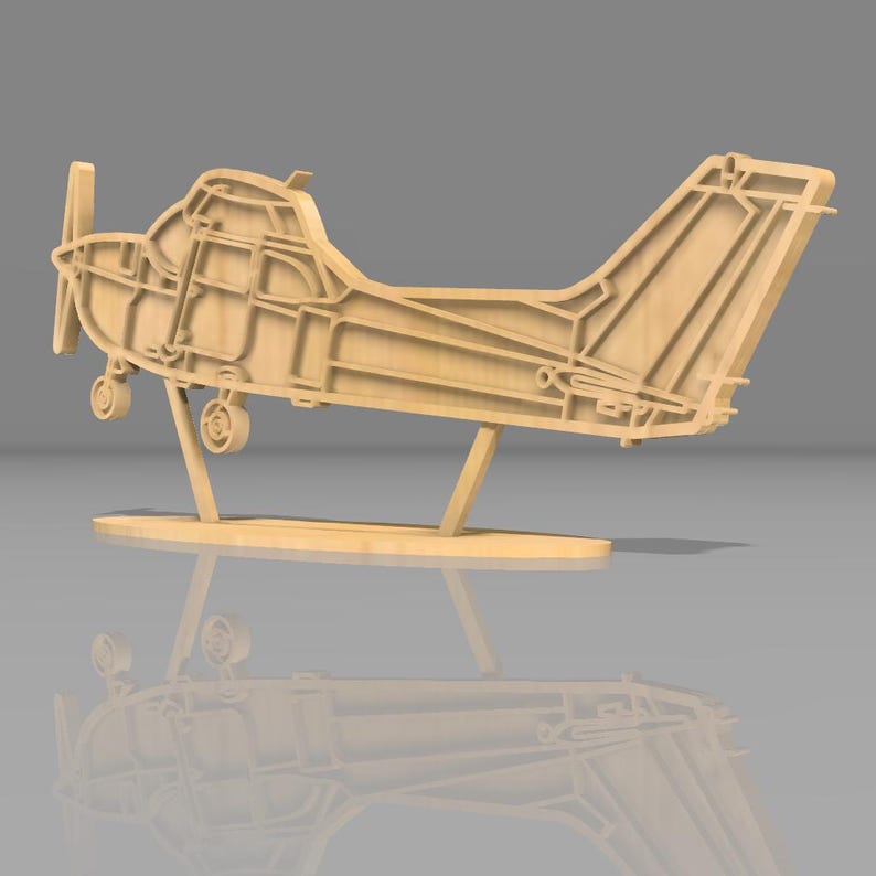 Cessna Skyhawk, Laser Cut, Svg, Vector, Dxf, Dwg, Ai, Jpg, Png - Etsy