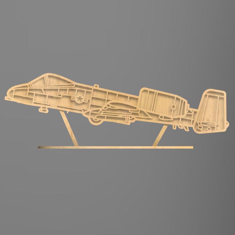 A-10 Thunderbolt, Laser Cut, Svg, Vector, Dxf, Dwg, Ai, Jpg, Png - Etsy