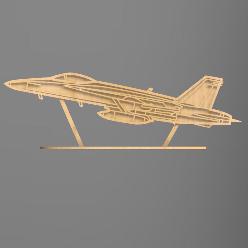 F-18 Hornet, Laser Cut, Svg, Vector, Dxf, Dwg, Ai, Jpg, Png - Etsy