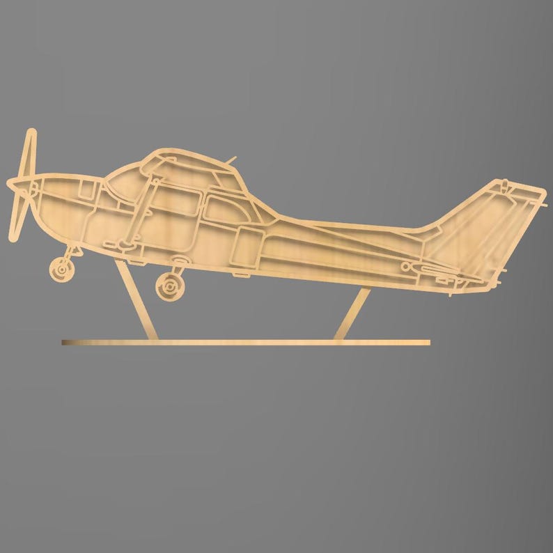 Cessna Skyhawk, Laser Cut, Svg, Vector, Dxf, Dwg, Ai, Jpg, Png - Etsy